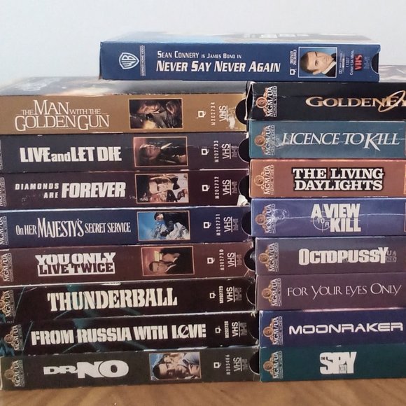MGM | Media | James Bond Vhs Collection Movies | Poshmark